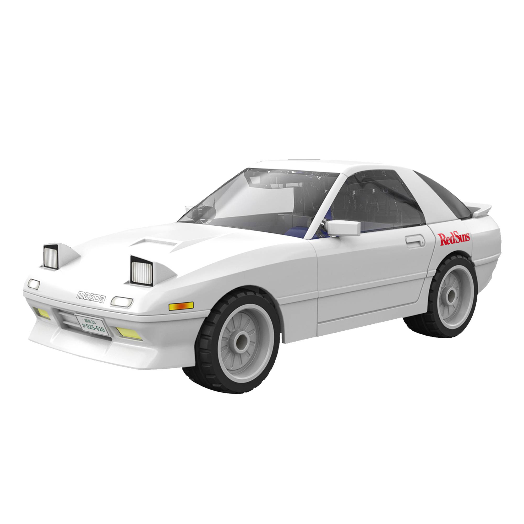 CaDA Initial D Ryosuke Takahashi Mazda RX7 FC3S Brick DIY Vehicles 1:35 ...