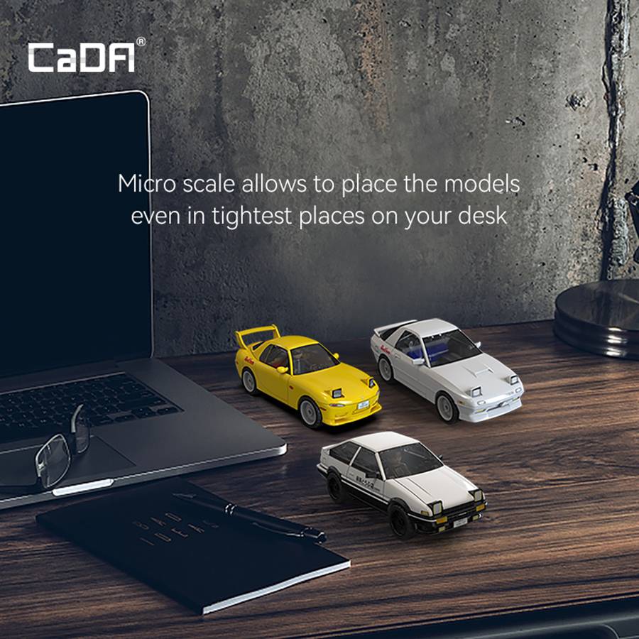 CaDA Initial D Takumi Fujiwara Toyota AE86 Trueno Brick DIY 1:35 Scale ...